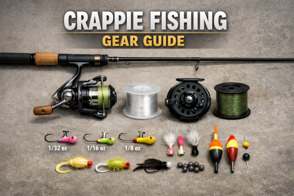 Crappie Fishing Gear Guide (Rods, Reels, Line, and Jigs Explained ...
